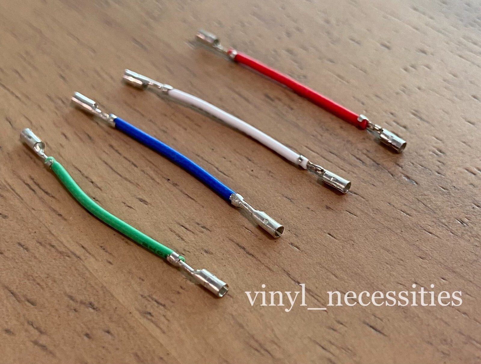 Silver Plated Turntable Phono Cartridge Headshell Wires Leads Cables ...