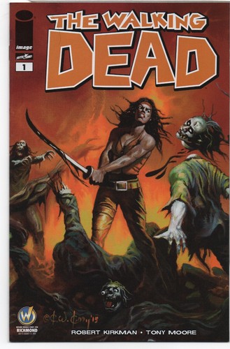 WALKING DEAD #1 – WIZARD WORLD – RICHMOND COMIC CON EXCLUSIVE – COLOR ...
