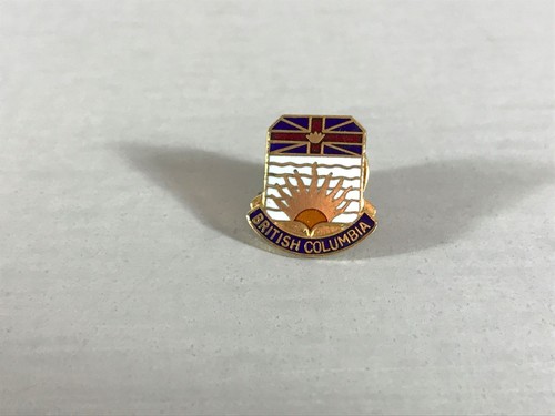 BRITISH COLUMBIA PIN, flag pin, souvenir pin, Canada pin, keepsake pin ...