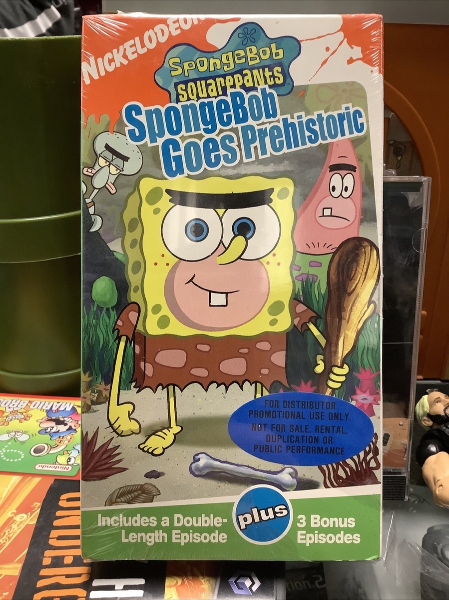 Spongebob Squarepants Amici Di Spugna Vhs 2716 CARTOLINA PUBBLICITARIA