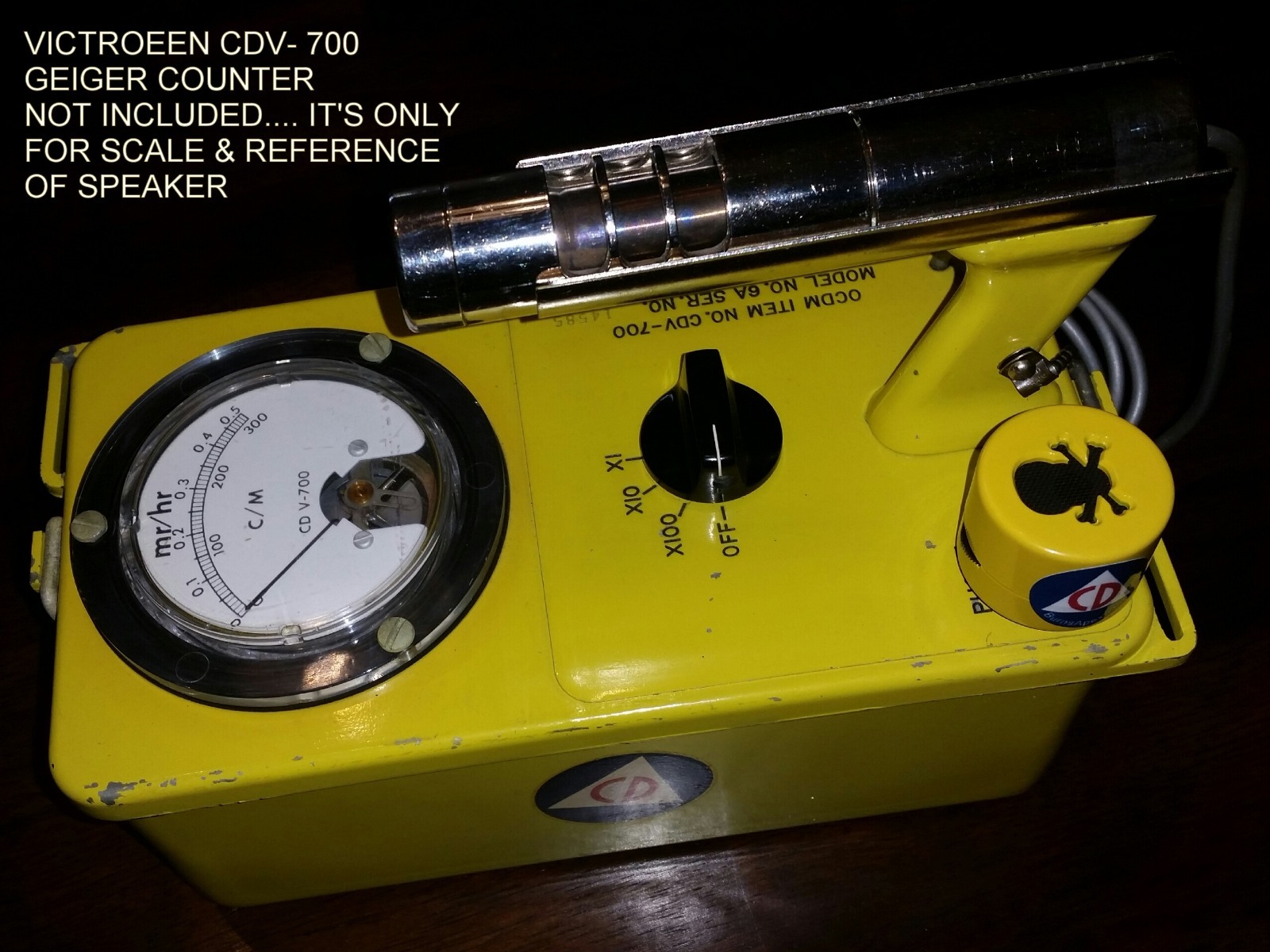 CDV700 Geiger Counter Speaker Skull CD V-700 CDV-700 Victoreen,Anton ...