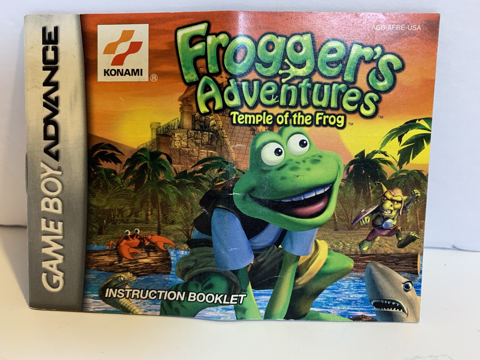 Frogger’s Adventures: Temple Of The Frog (GameBoy Advance) GBA Manual ...