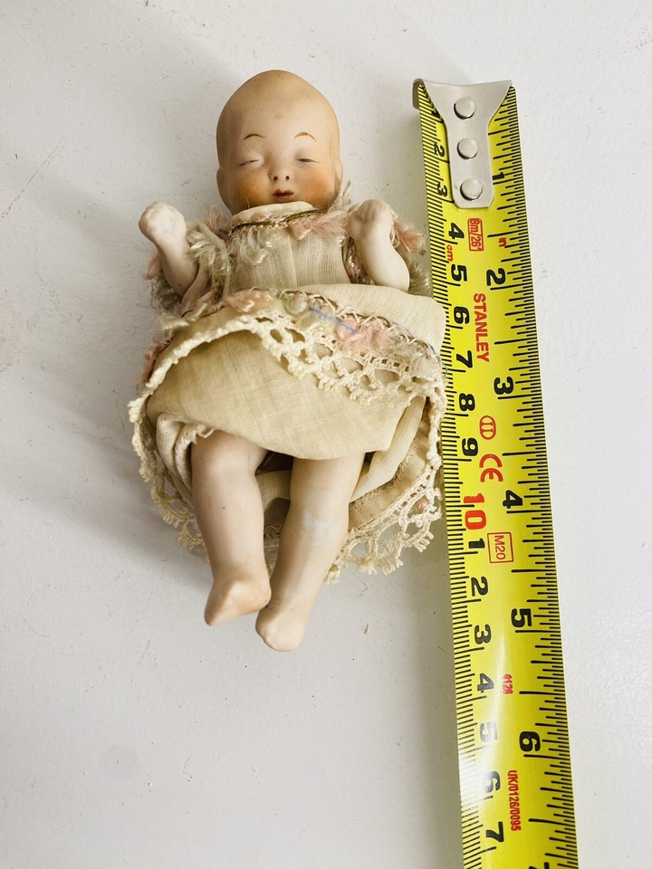 RARE Two Face Head Turning Twisting Jointed Bisque Baby Doll Japan ...