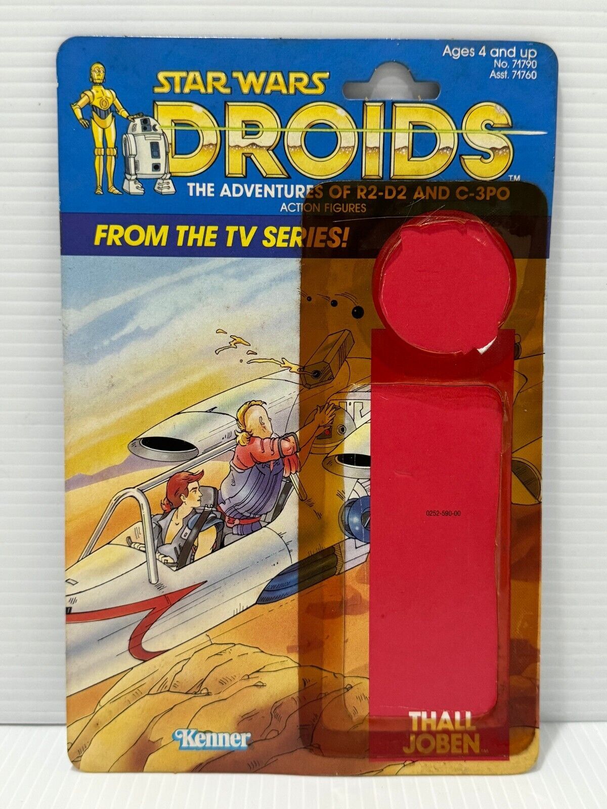 Thall Joben Cardback Droids TV Series Vintage Kenner Star Wars 1985 SW ...