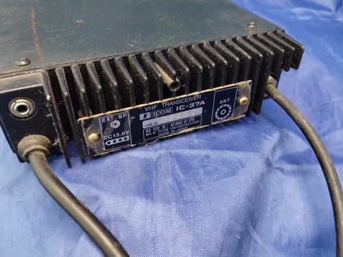 ICOM IC-27A FM TRANSCEIVER No Sound As Is Powers Up | eBay
