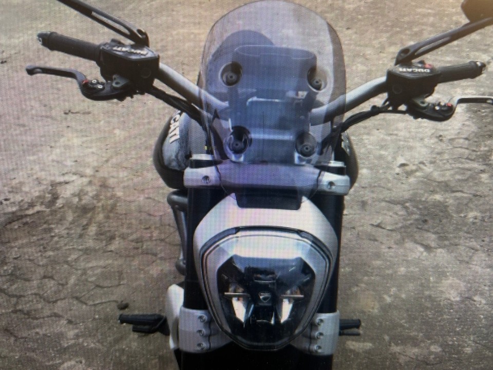 Genuine Ducati X-Diavel Windscreen Kit light smoke #97180421A New open ...