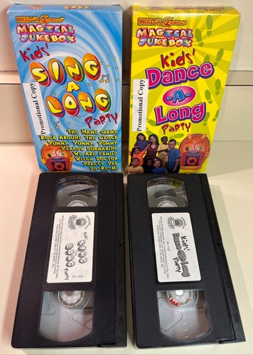 Drew's Famous Magical Jukebox Kids' Sing-A-Long / Dance Party VHS Lot ...
