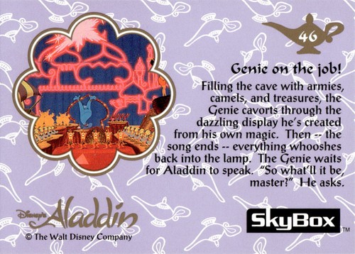 1993 SkyBox Aladdin #46 Genie on the job! | eBay