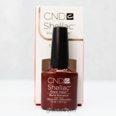 CND Shellac UV LED Gel Nail Polish - Burnt Romance #09954 | eBay