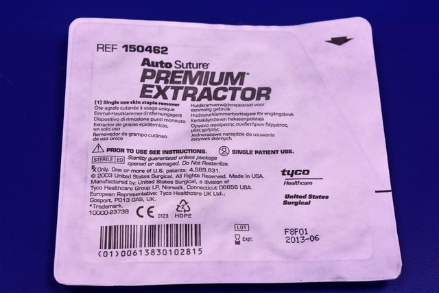 Auto Suture Premium Extractor Staple Remover Ref 150462 2014 for sale ...
