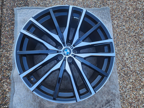 BMW X5 & X6 SERIES OEM ONE (SINGLE) REPLACEMENT STYLE 742M 22" FRONT ...