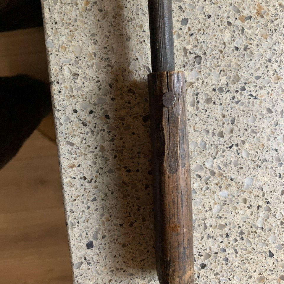 Vtg Very Old Iron Lead Dipper Ladle Melting Pot Bullets Antique ...