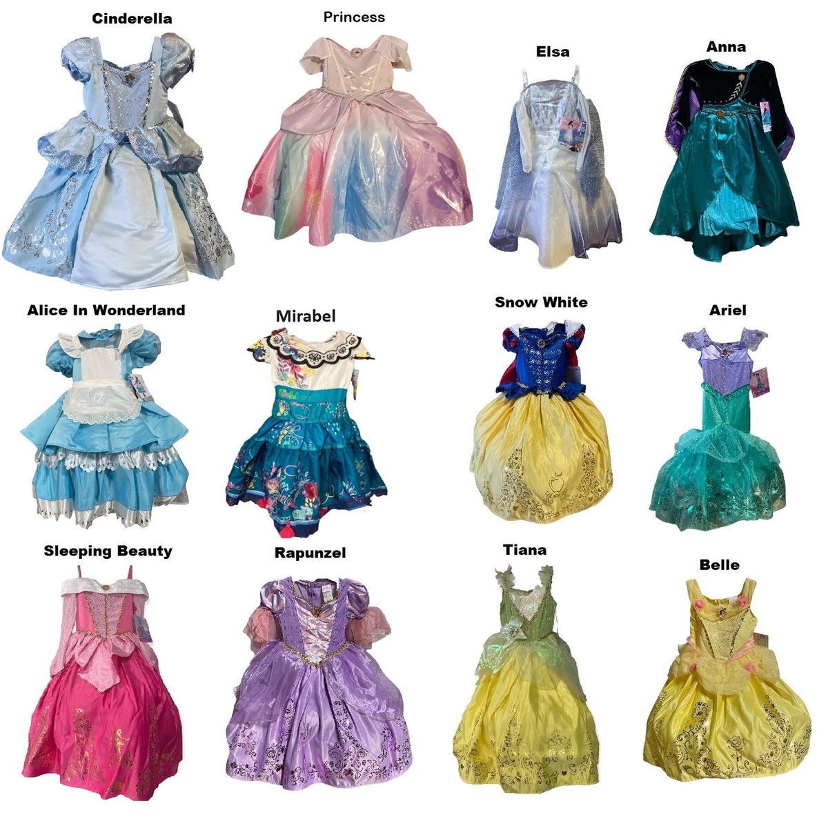 Modern Disney Princesses Costumes