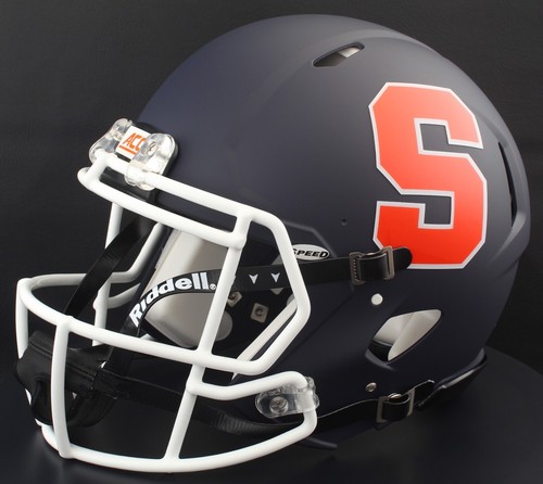 SYRACUSE ORANGE NCAA Riddell Speed Full Size AUTHENTIC Football Helmet ...
