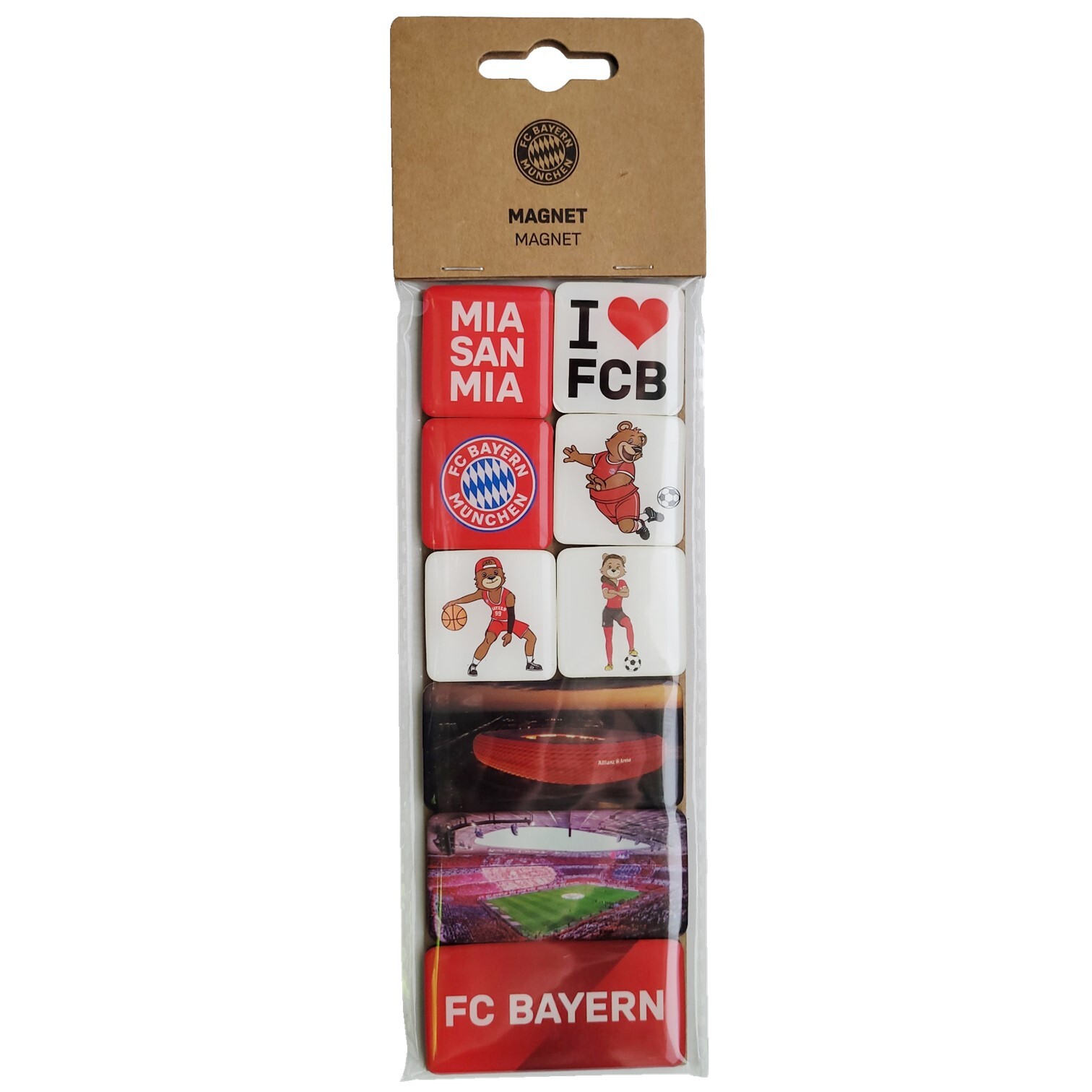 Magnet FC Bayern München Magnete Logo Emblem Mia san mia Rekordmeister ...