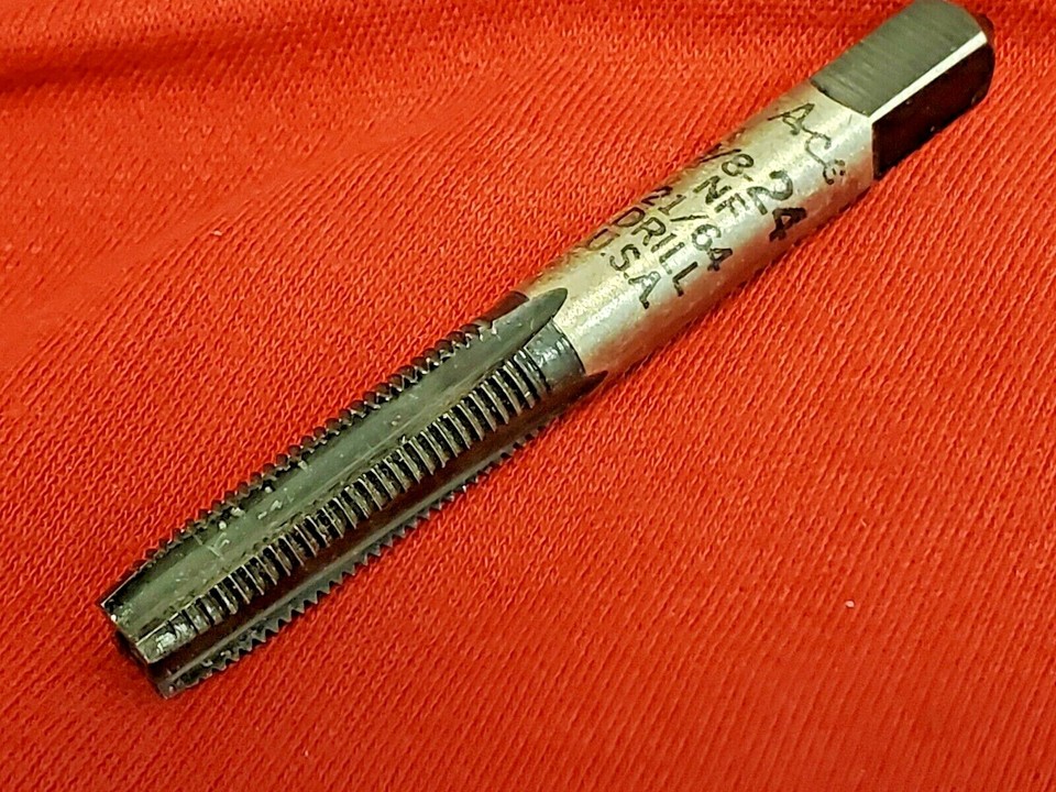 Various Brands SAE Hand Tap Carbon Steel 1/4" to 1" NC & NF Taper Plug ...