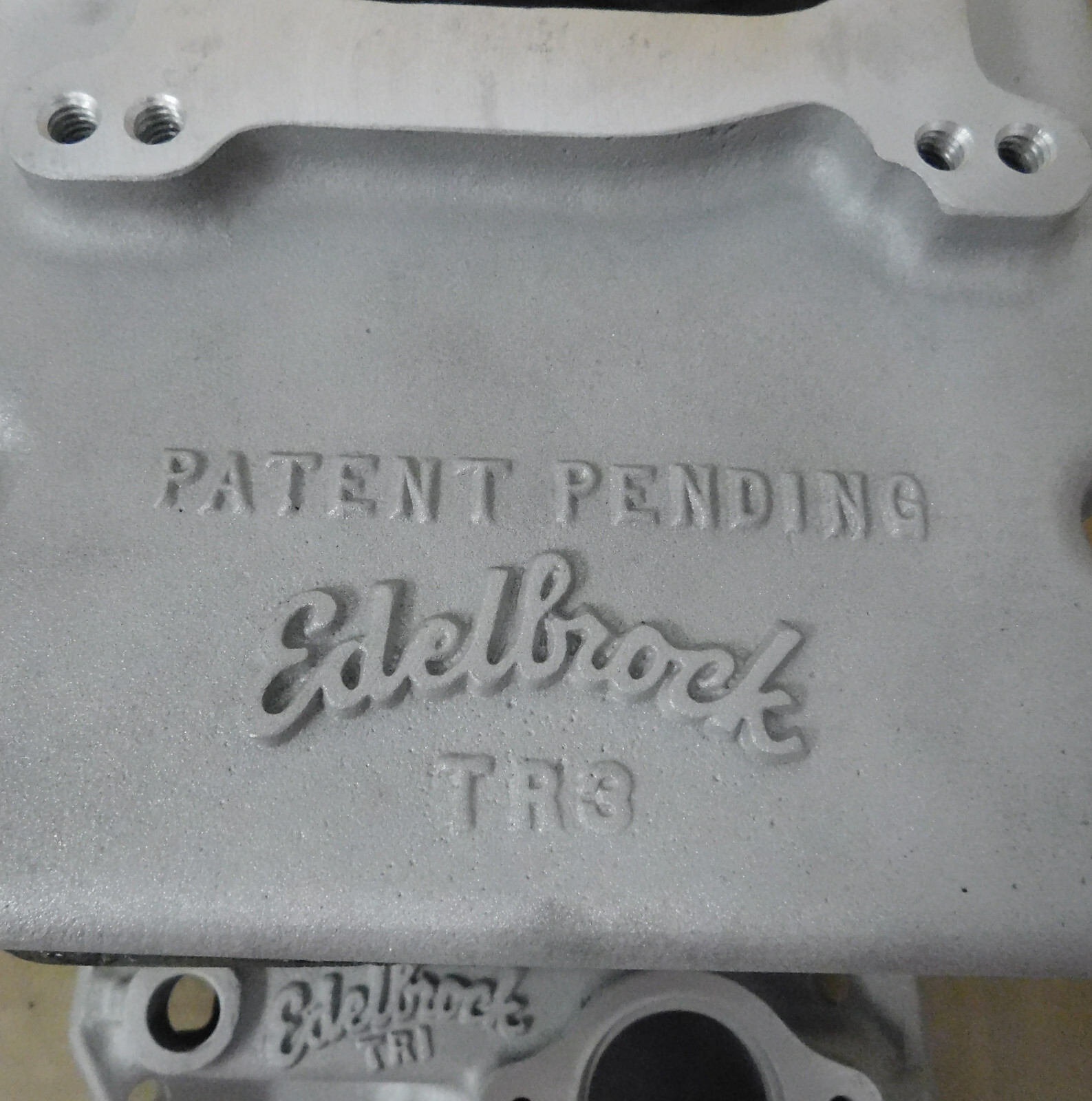 Edelbrock Rare TR1 Early SB Chevy Bread Box Tunnel Ram, Sgl 4150 Flange ...