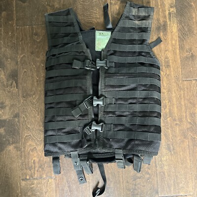 USMG Black Aerial SURVIVAL TAC VEST Aircrew Military - Paintball Vest ...