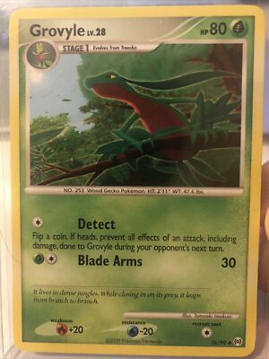 Pokémon TCG Grovyle Arceus 38/99 Regular Uncommon Lightly Played | eBay