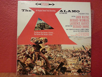 THE ALAMO Original Soundtrack OST Columbia CS 8358 lp | eBay