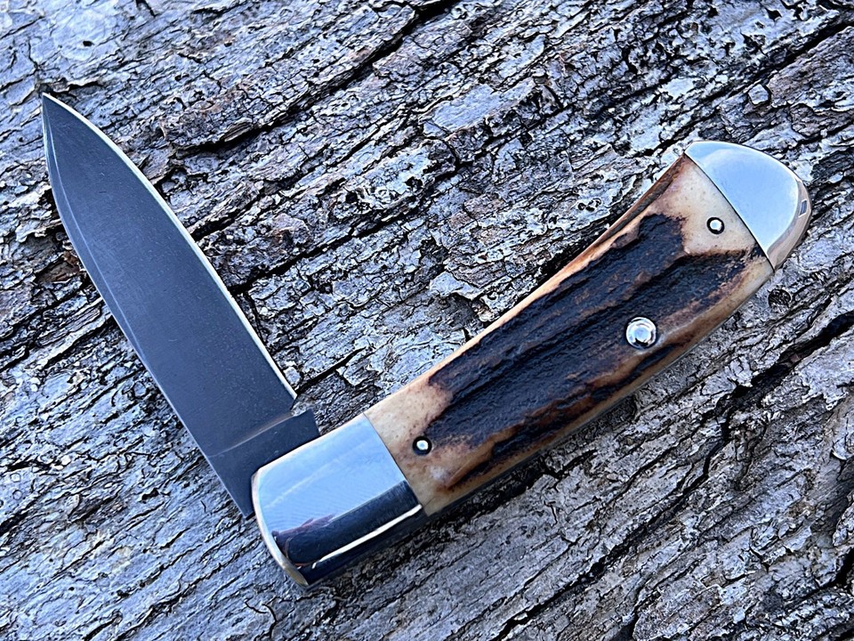 JEFF PEARCE CUSTOM JEFF PEARCE CUSTOM A2 ETCHED SAMBAR STAG MINI ZULU ...