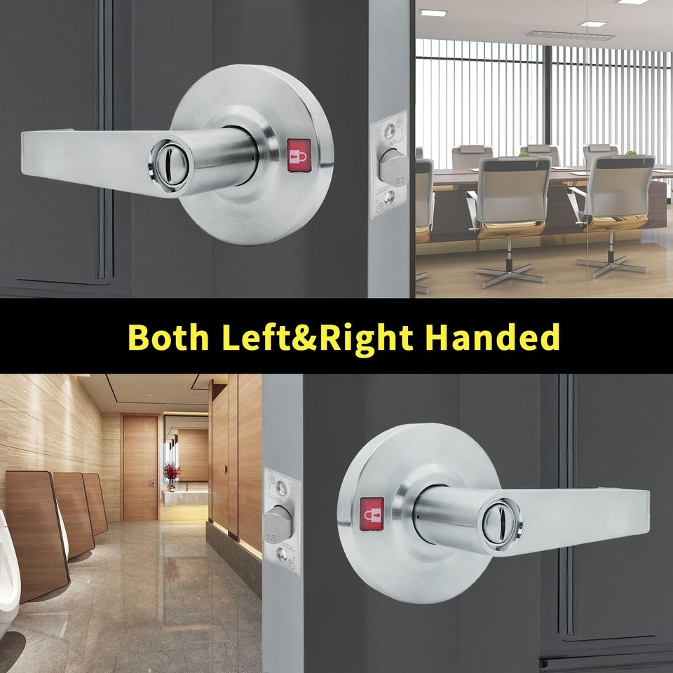 Commercial Privacy Indicator Lock, Heavy Duty Grade 2 Bathroom Door ...