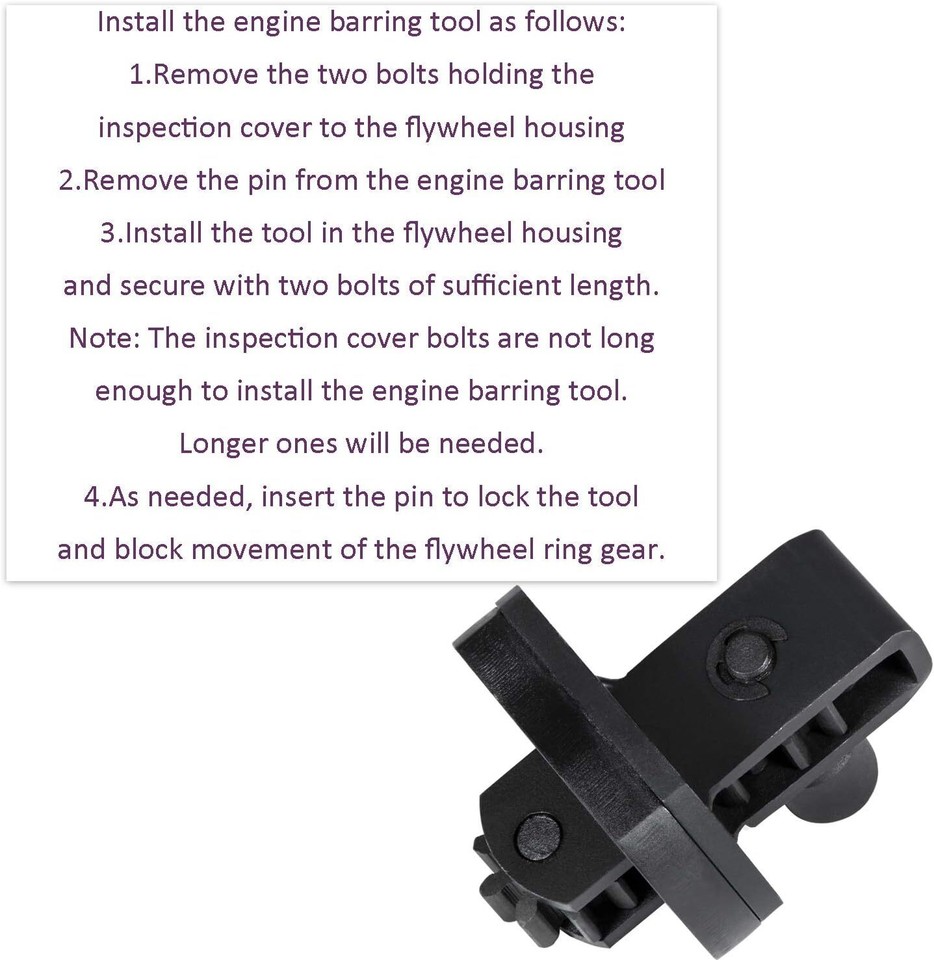 J-46392 Engine Barring Tool for Detroit Diesel DD13, DD15, DD16 ...