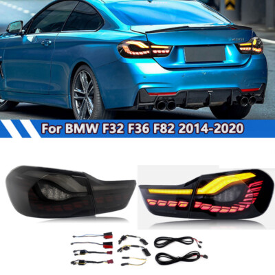 Pair Smoked LED Tail Lights For 2014-2020 BMW 428i 430i 435i 440i M4 ...