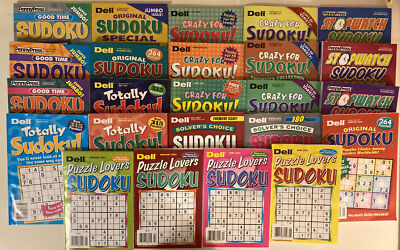 Lot of 40 New Penny Press Dell Sudoku Puzzle Books New Unused NO ...