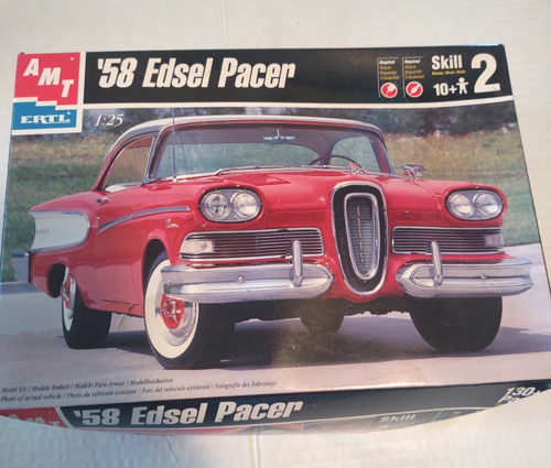 AMT ERTL '58 Edsel Pacer Scale 1:25 Plastic Model Kit Vintage 1999 Open ...