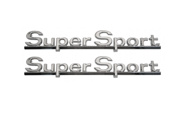 1966 Chevelle Rear Quarter Emblem "Super Sport" NEW Trim Parts! | eBay