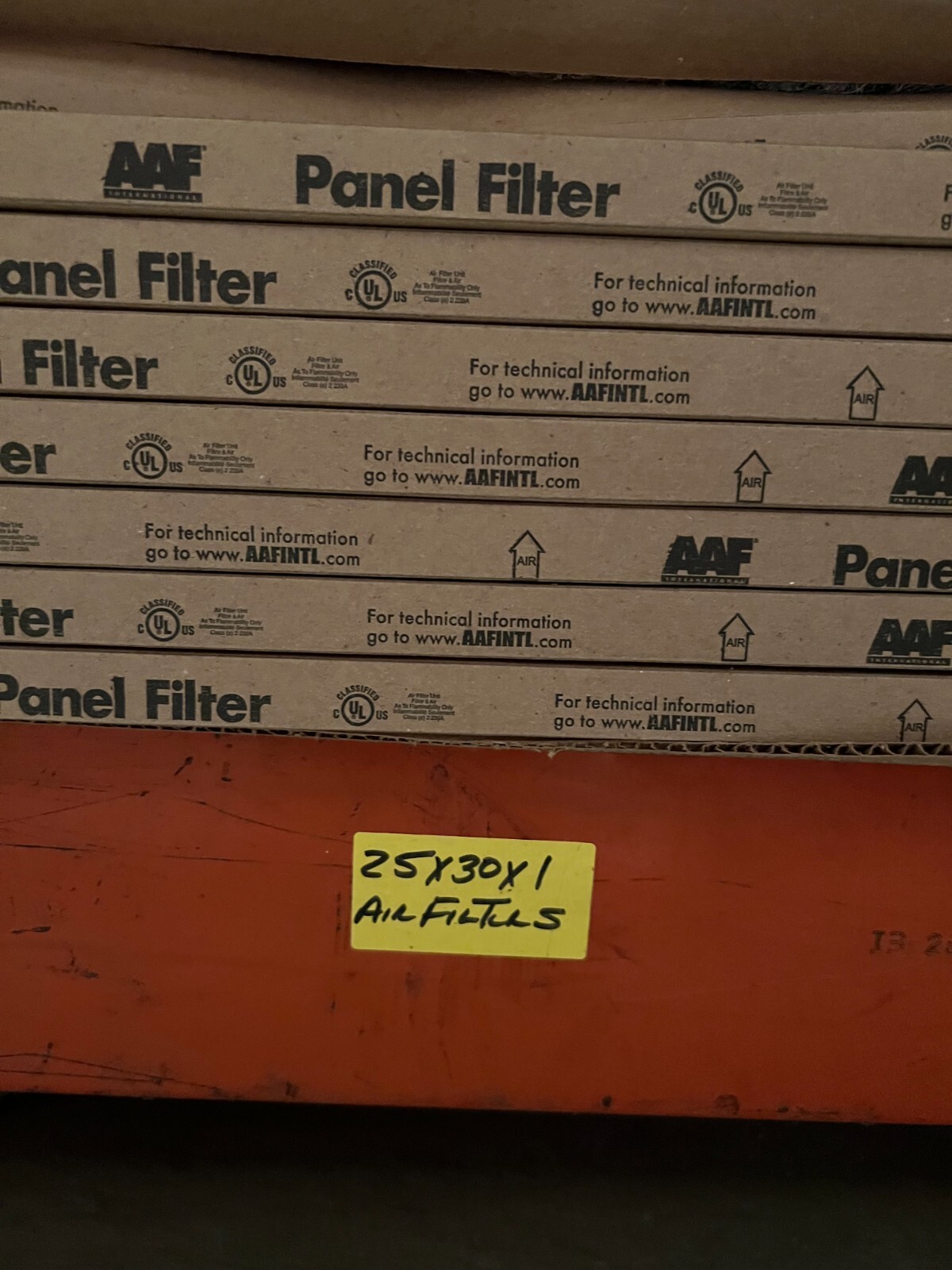 25X30X1 PANEL AAF FILTERS (PREOWNED-OLD STOCK) (C-5-3) | eBay