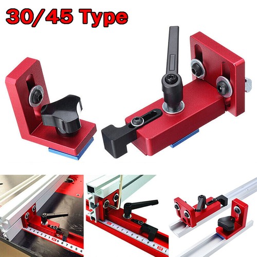 Woodworking Chute T-Slot T-track Stop Limiter Miter Aluminum High ...