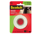 SCOTH 1" x 50" 1 Roll/Pack Indoor Double-Sided MOUNTING TAPE | eBay