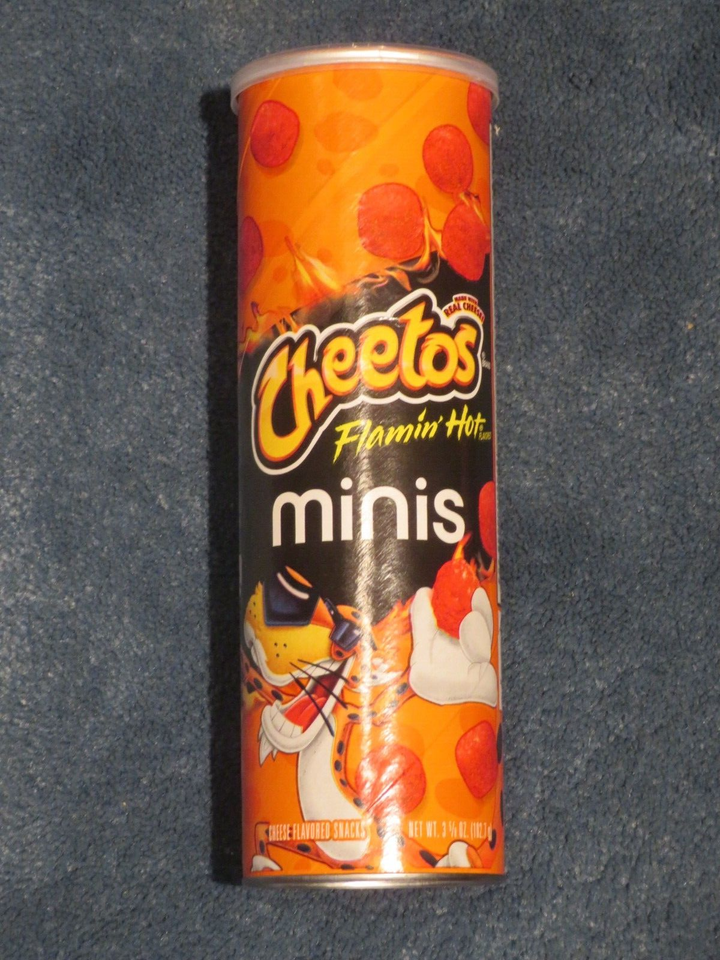 (3) Cans Cheetos Flamin' Hot Minis Cheese Flavored Snacks 3 5/8 Oz Each ...