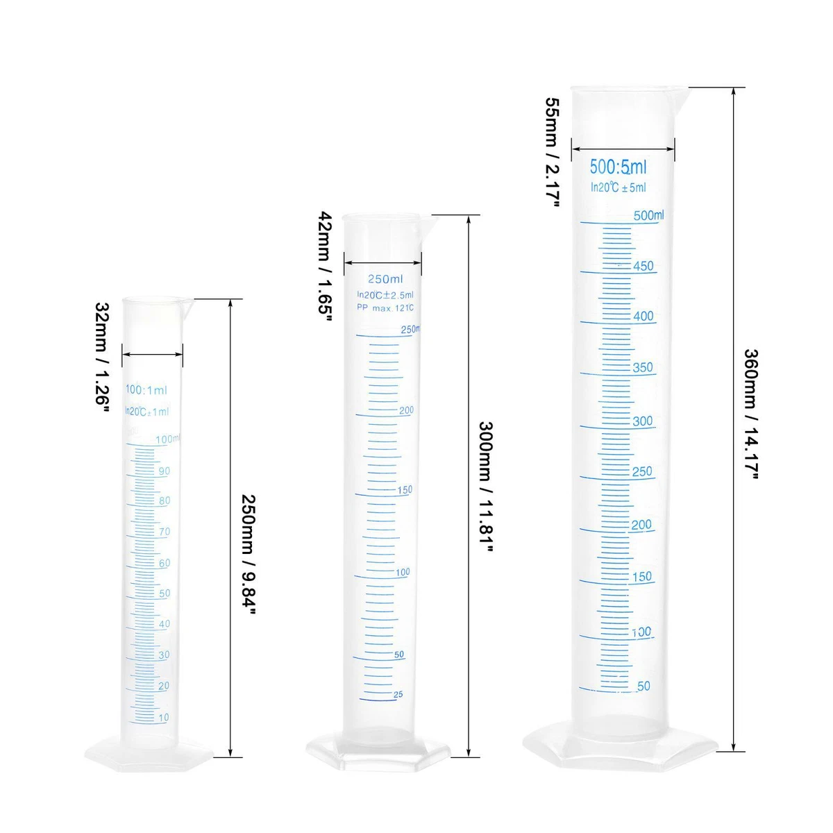 Plastic Graduated Cylinder