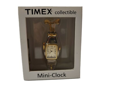 TIMEX TWO-TONE COLLECTIBLE MINI-CLOCK GOLF BAG NEW IN BOX . | eBay