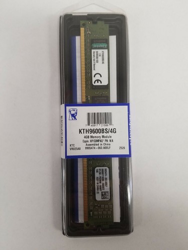 Kingston PC3-10600 (DDR3-1333) 4 GB DIMM 1333 MHz PC3-10600 DDR3 SDRAM ...