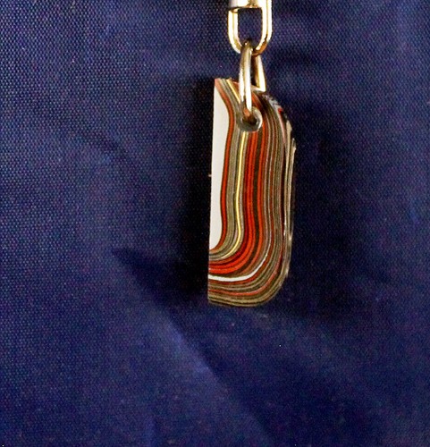 Fordite Keychain - Military Fordite - 33.94mm x 12.11mm x 6.61mm (3116 ...