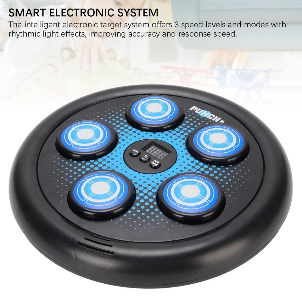 Music Boxing Machine For Kids Wall Mounted Electronic Boxing Target ...