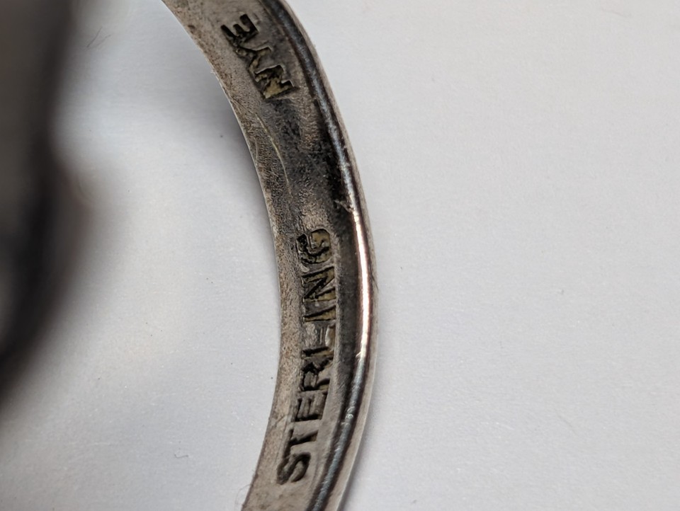 VINTAGE STERLING SILVER NYE STUART CLOVER RING ADJUSTABLE | eBay