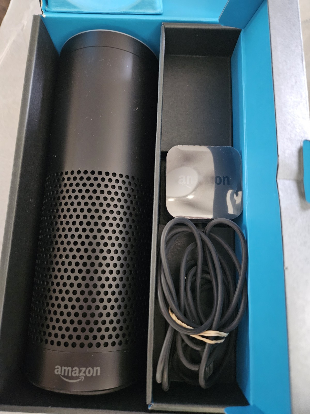 Amazon Echo GEN 1 BLACK Alexa Smart Speaker SK705DI w/ Adapter for sale ...