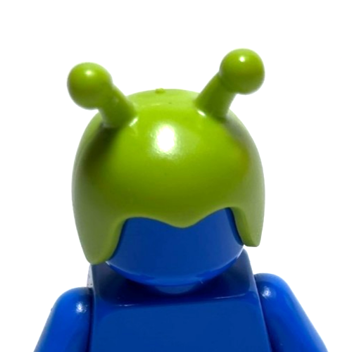 Lego - Minifigure Headgear - Green, Insect / Alien, Antennae Hat | eBay