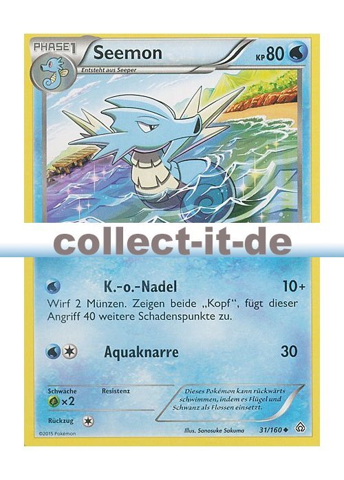 Pokemon 31/160 Seemon | eBay.de