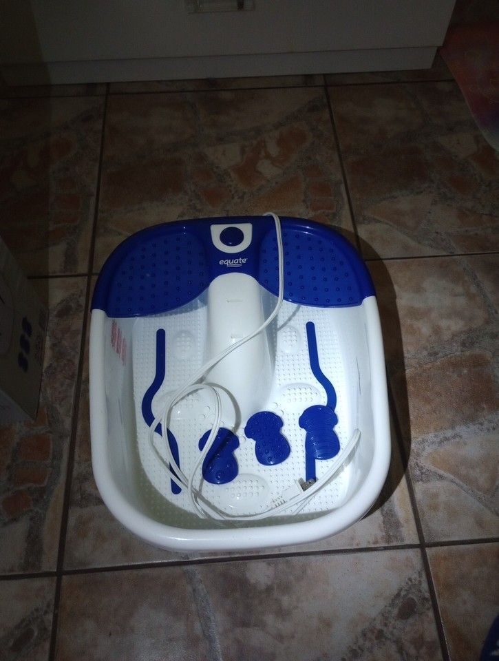 Equate Toe Touch Control Bubble Massage Foot Bath 681131235273| eBay