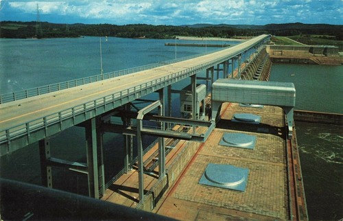 Postcard Highway Over Watts Bar Dam Tennessee River Tennessee | eBay