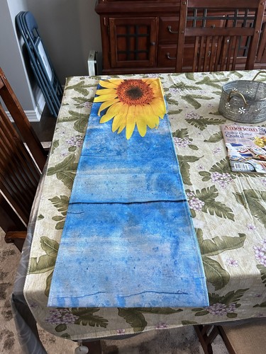 7ft sunflower table runner table runner | eBay