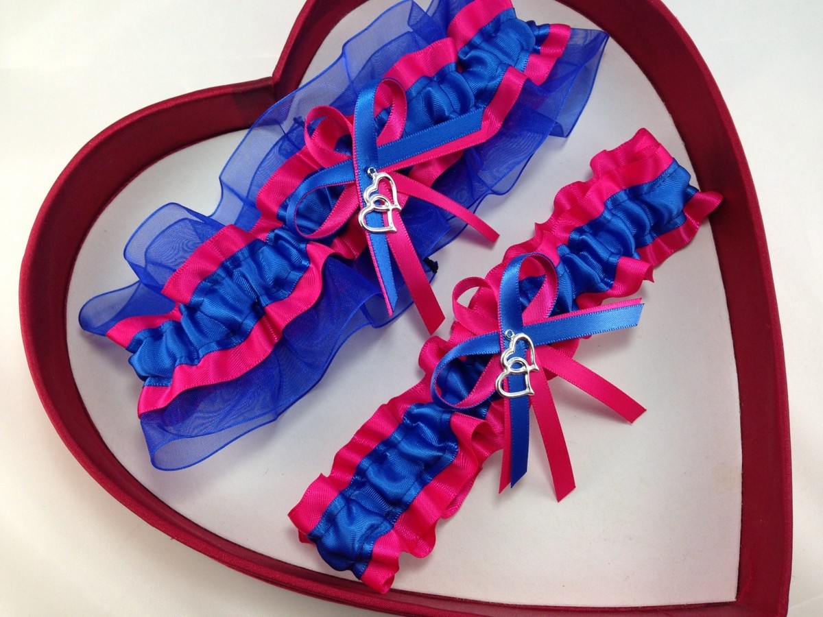 Light Pink And Royal Blue Wedding
