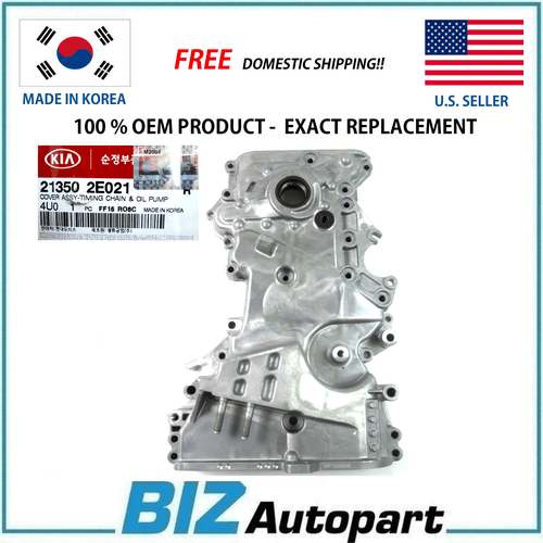 OEM GENUINE TIMING CHAIN COVER FOR 11-15 ELANTRA SOUL 1.8L 2.0L 21350 ...