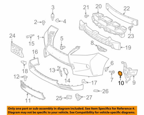 81481-48170 Toyota Cover, fog lamp, rh 8148148170, New Genuine OEM Part ...